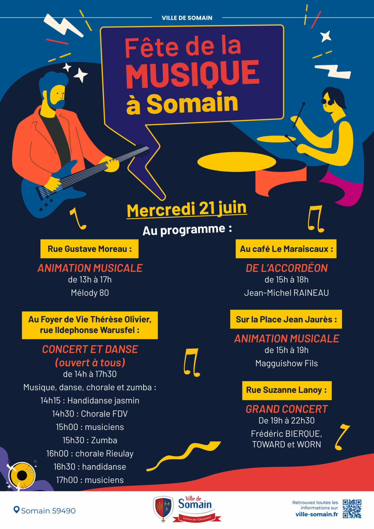 Programme de la Fête de la musique - 21 juin - Ville de Somain
