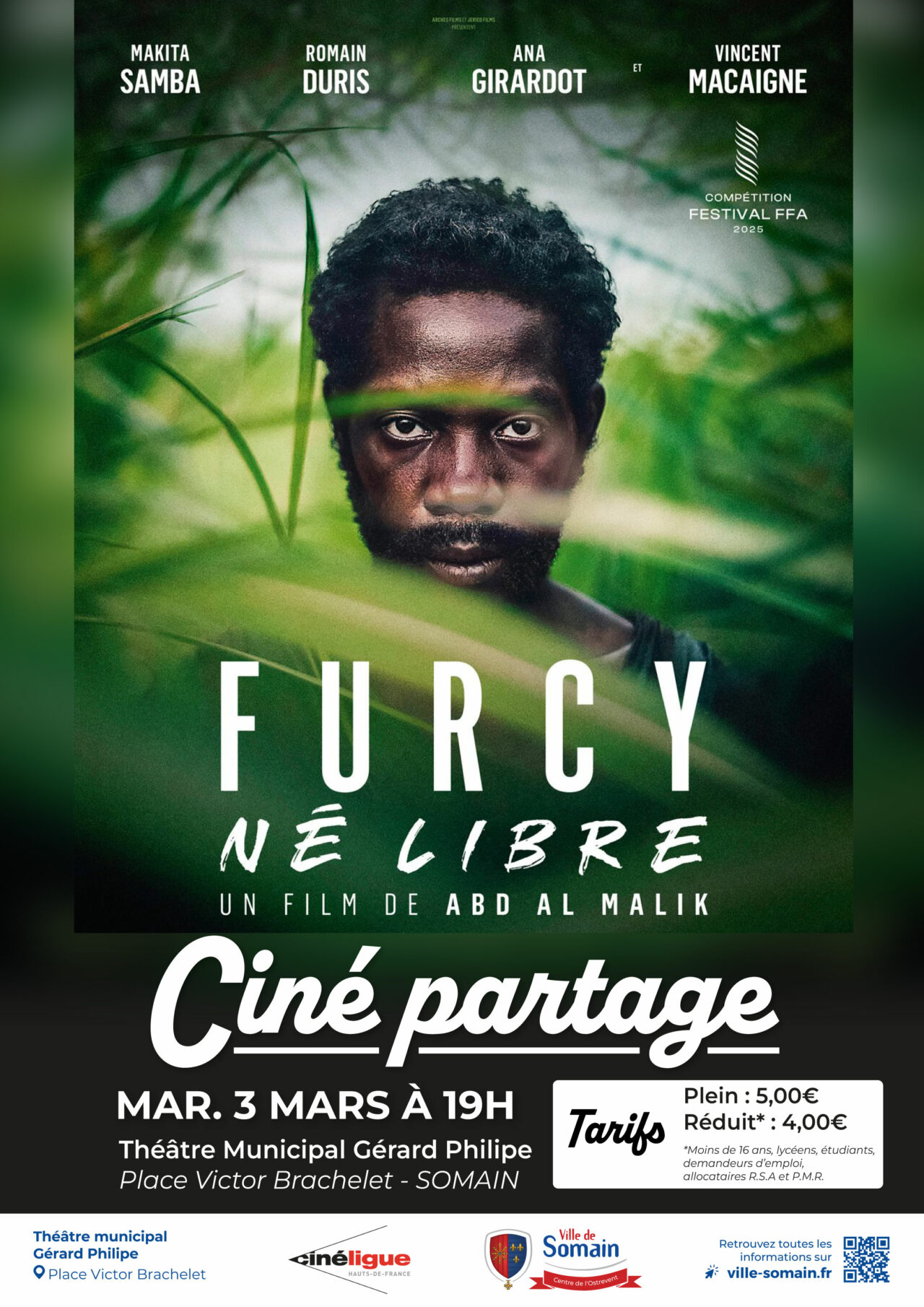 CINÉ - Furcy né libre - 3 mars - Ville de Somain